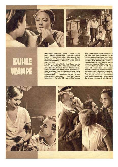 Picture of Whither Germany? / Kuhle Wampe or Who Owns the World?