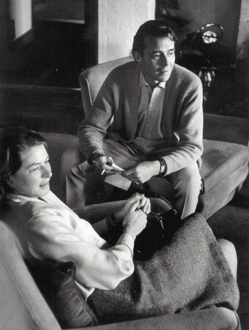 Dirk with Ingrid Bergman