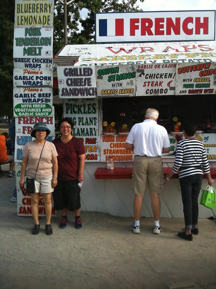 Rena Brannan & her mother at Illinois State Fair