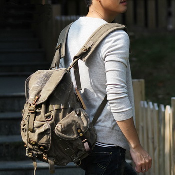 rugged canvas backpacks for mens