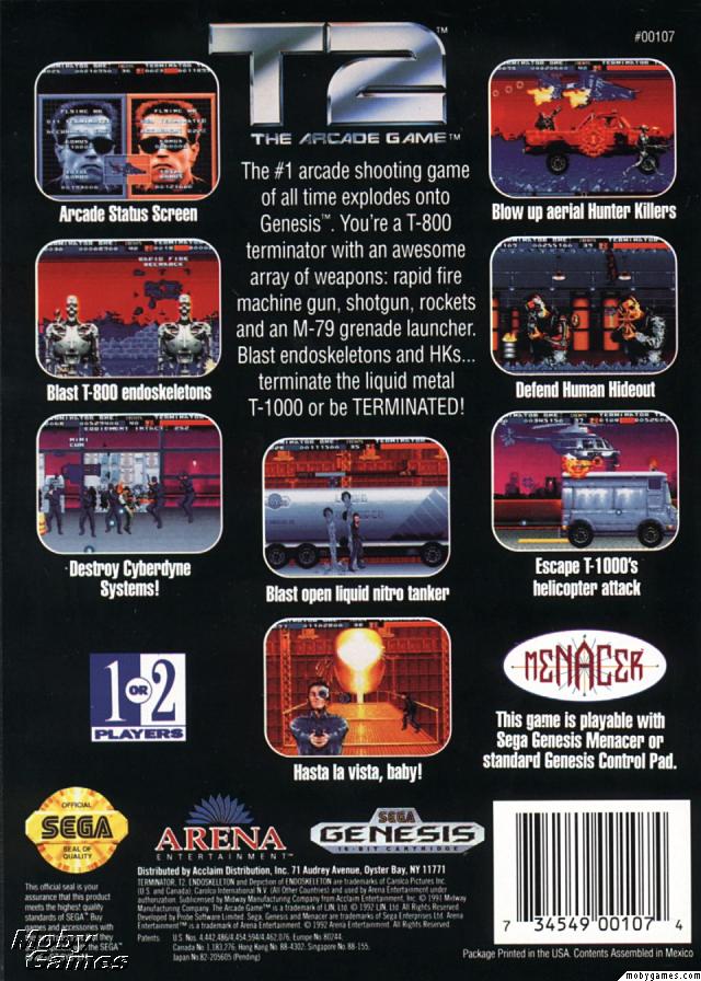 Picture of T2 Terminator 2: The Arcade Game