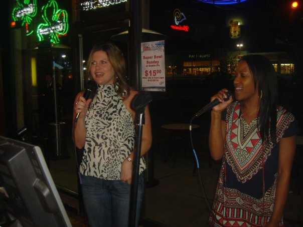 News 4's Kristen Cornett & Erica Byfield singing K