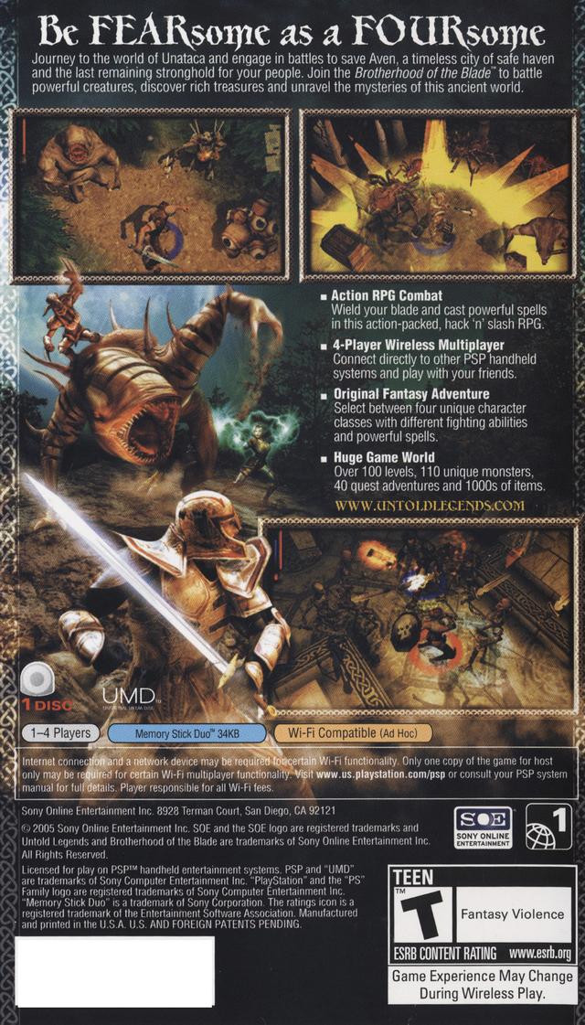 Picture of Untold Legends: Brotherhood of the Blade