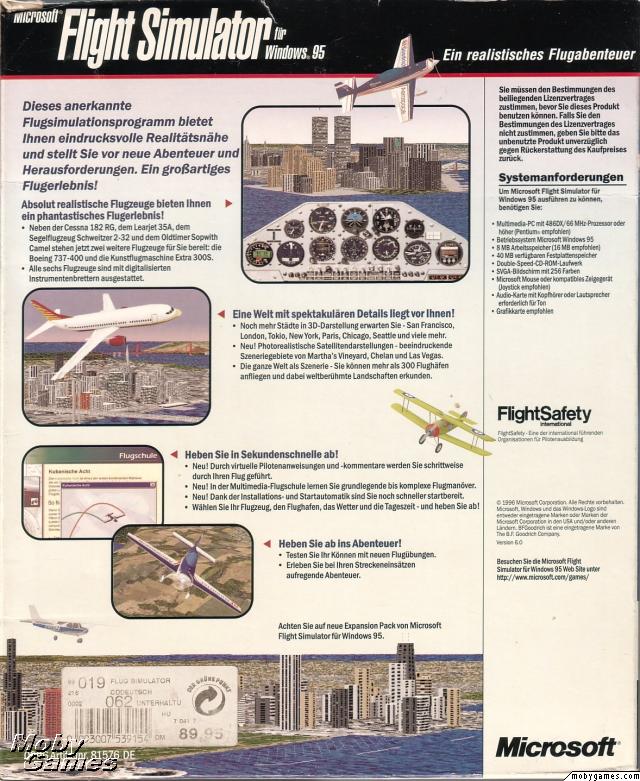 Picture of Microsoft Flight Simulator 95