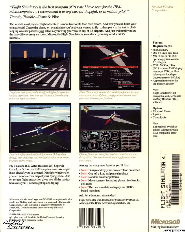 Microsoft Flight Simulator 4.0 image