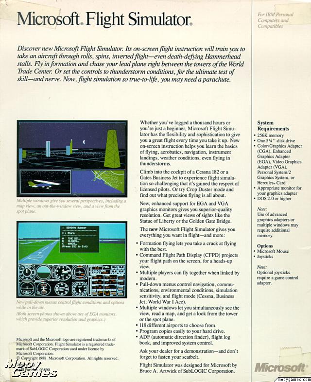 Picture of Microsoft Flight Simulator 3.0