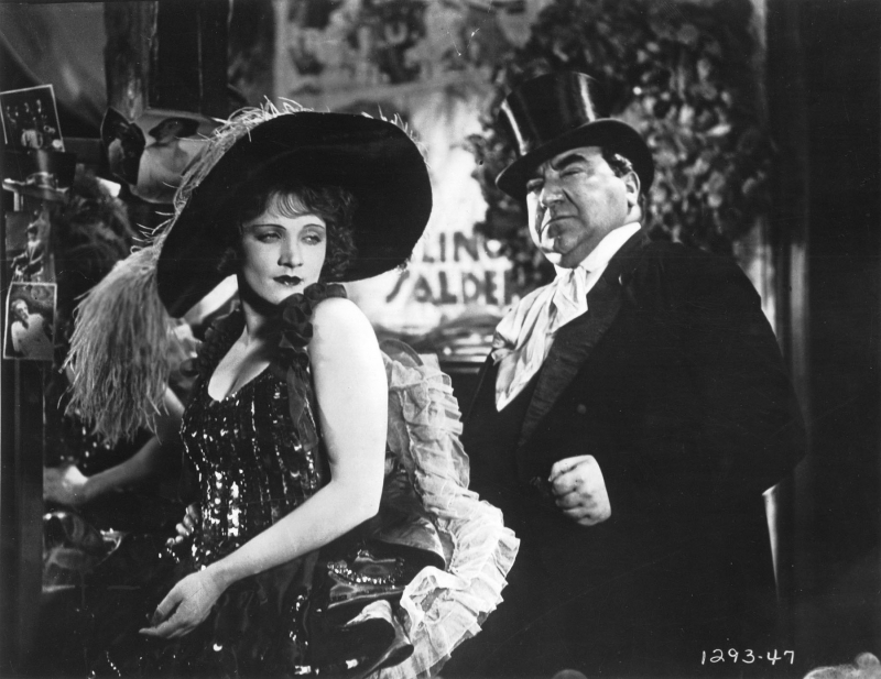 Marlene Dietrich & Kurt Gerron in 'The Blue Angel'