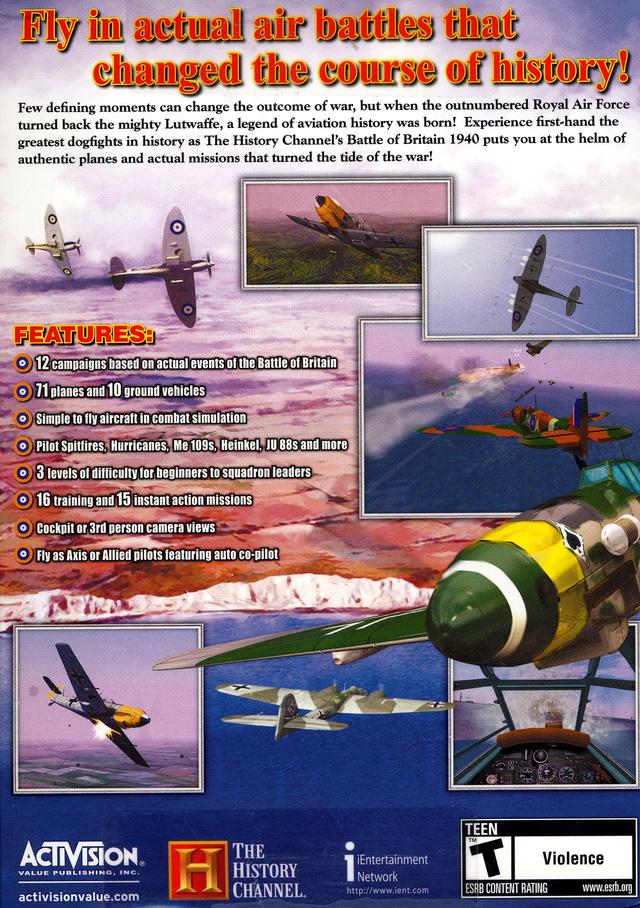 The History Channel: Battle of Britain 1940 image