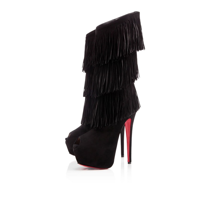 Beautiful Christian Louboutin Booties With Simple