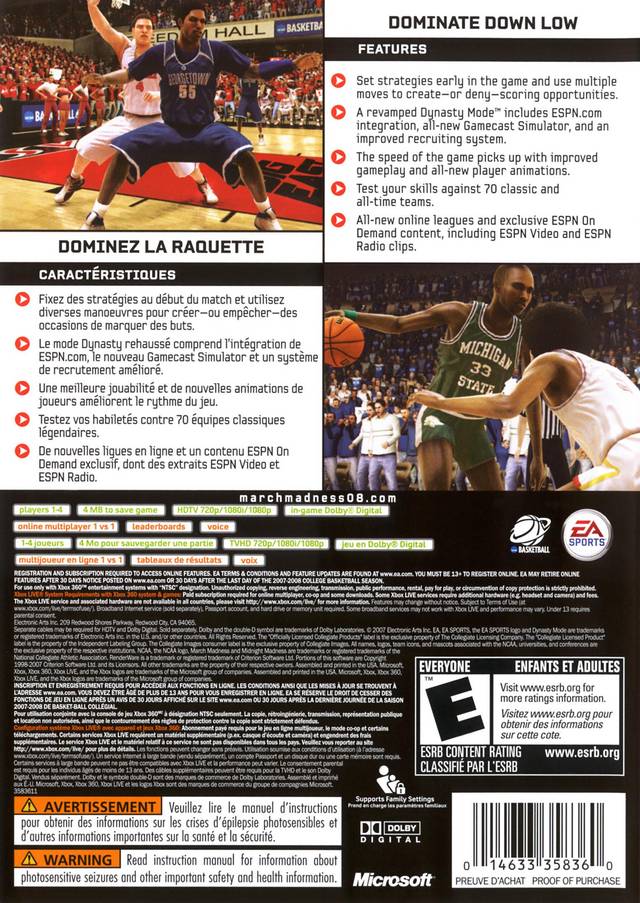 Picture of NCAA March Madness 08