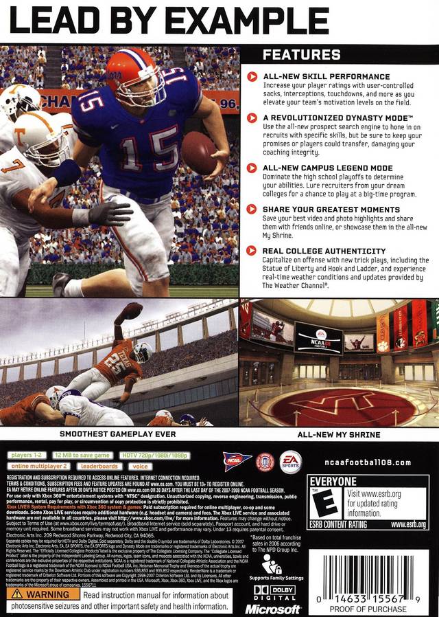 Picture of NCAA Football 08