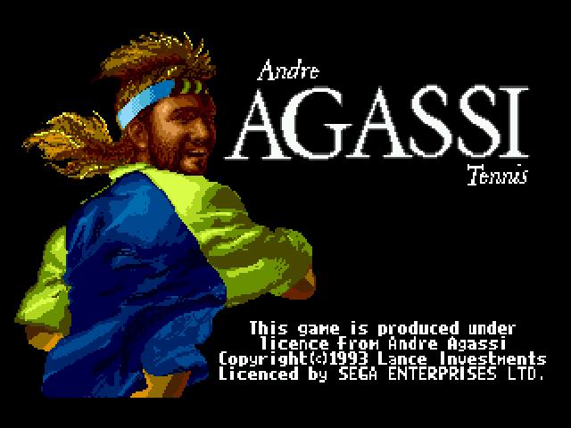 Picture of Andre Agassi Tennis