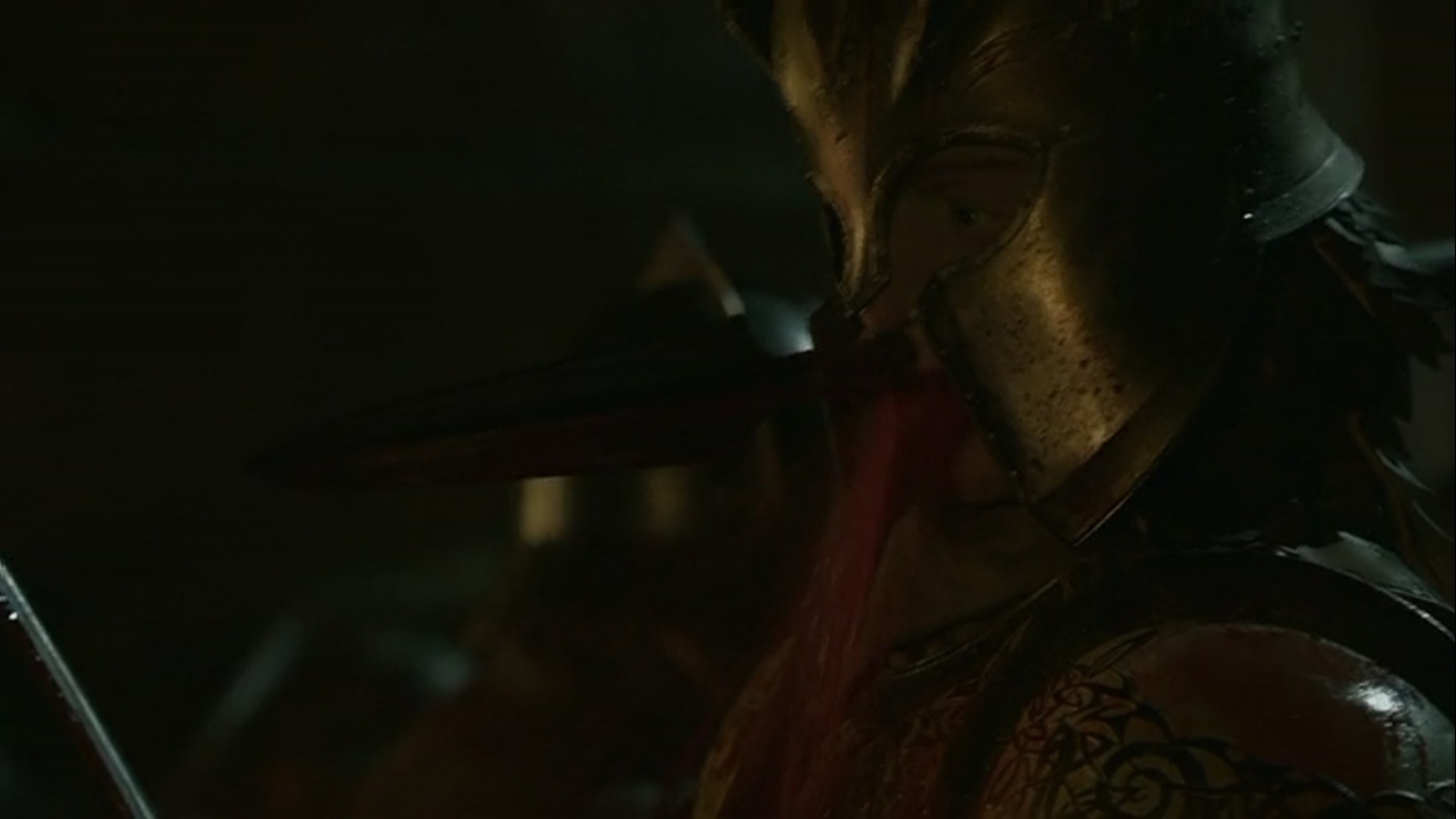 Ser Mandon Moore Gets Speared Through The Head
