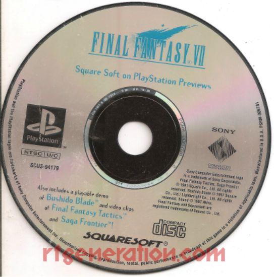 Picture of Final Fantasy VII Interactive Sample CD