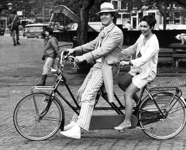 Peter Davison and Janet Fielding