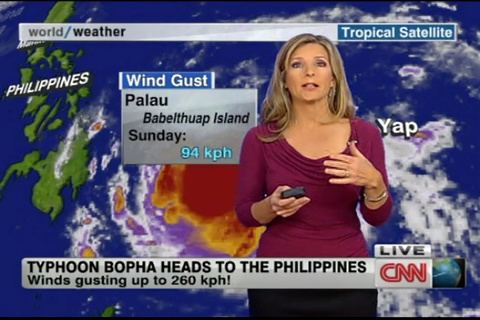 Jill Brown at CNN, 2012