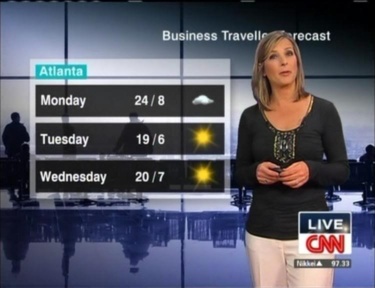 Jill Brown at CNN, 2012