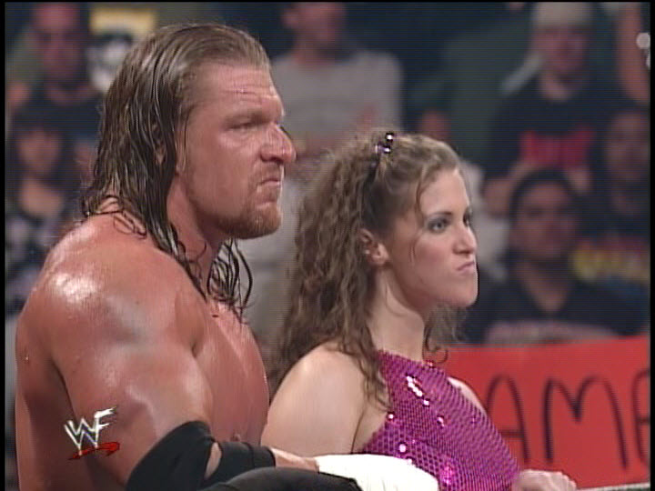 Triple H with Stephanie McMahon-Helmsley, 2000
