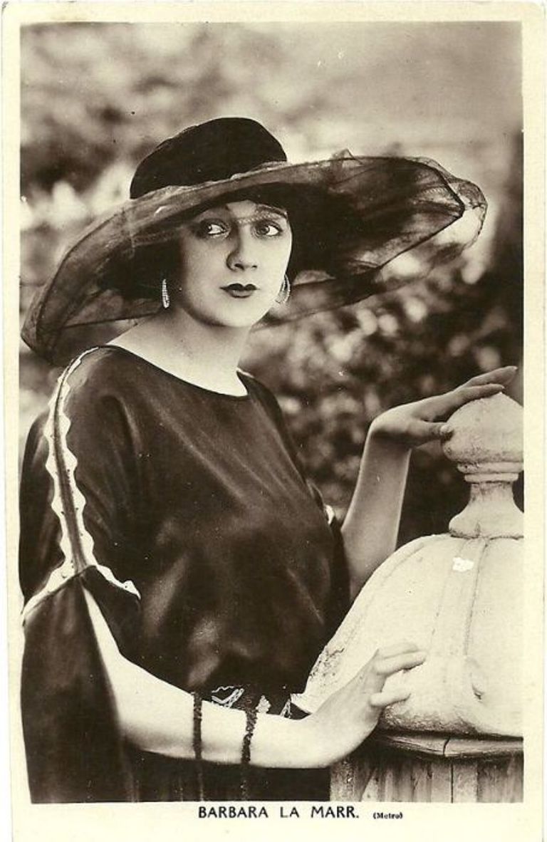 Barbara La Marr | Pretty hats, Lady, Movie stars
