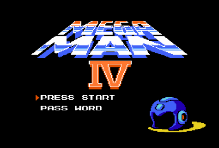 Mega Man 4 Title