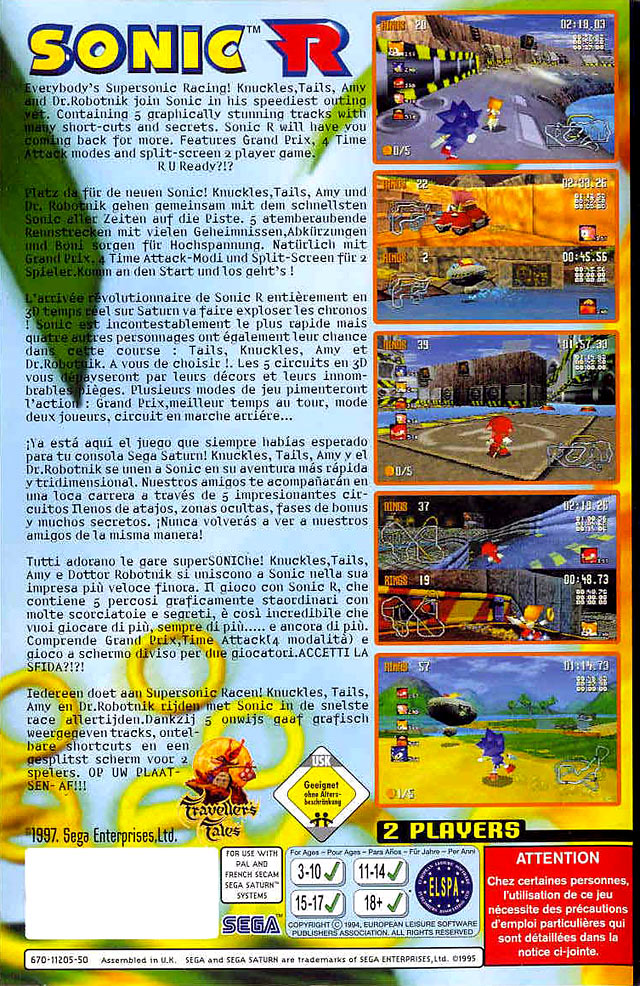 Picture of Sonic R