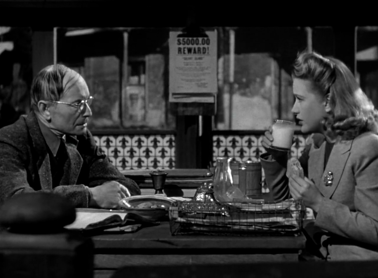 Charles Halton and Priscilla Lane