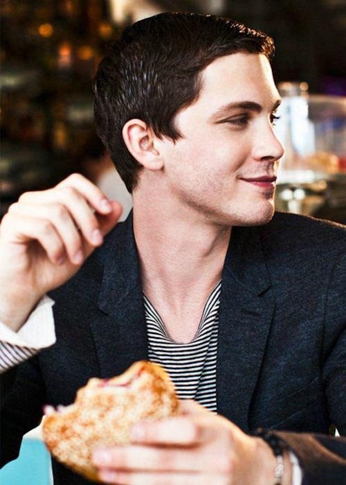 Logan Lerman in a 2012 photoshoot