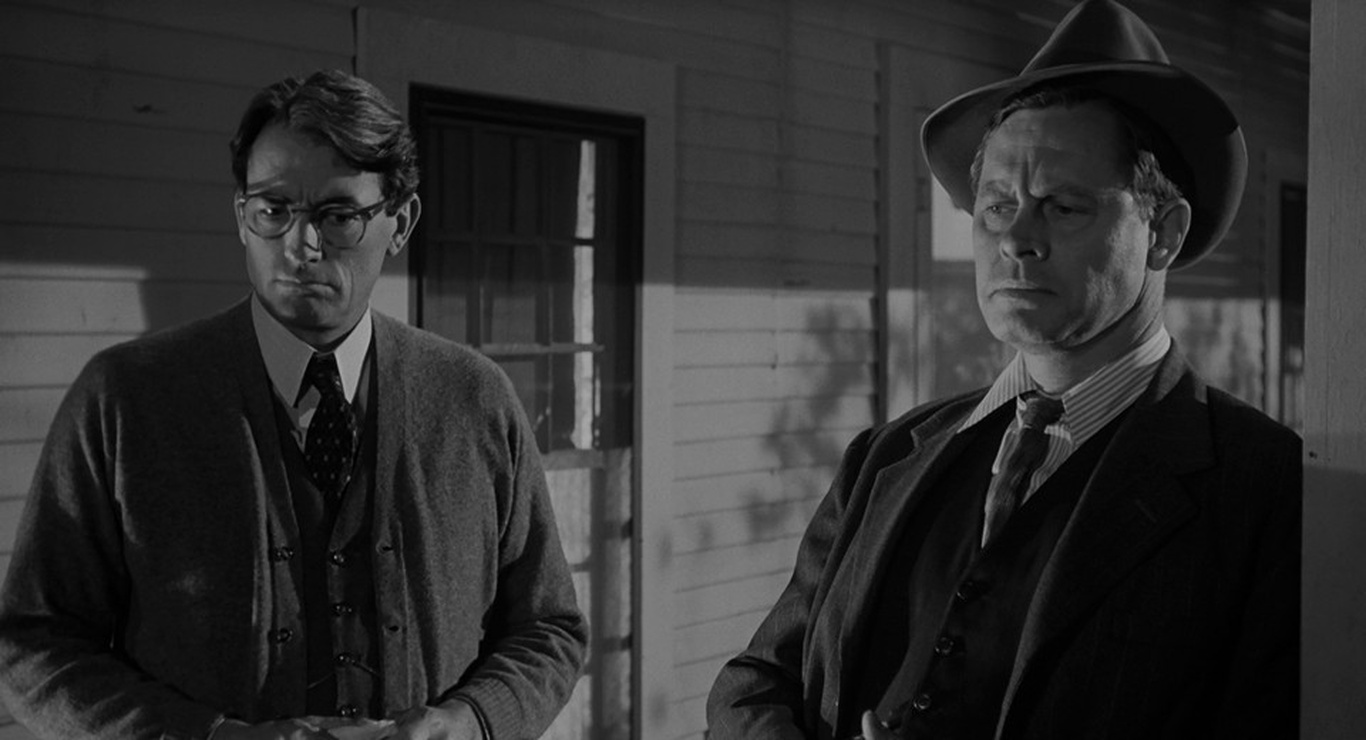 Gregory Peck and Frank Overton