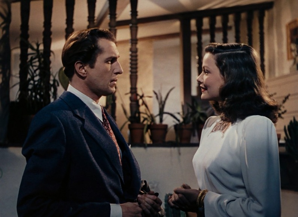 Vincent Price and Gene Tierney