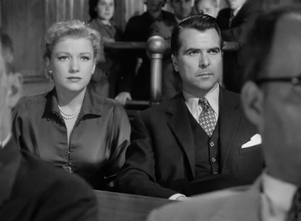 Anne Baxter and Roger Dann