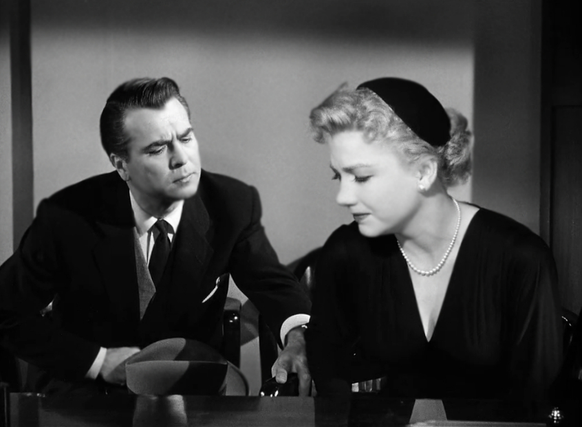 Roger Dann and Anne Baxter