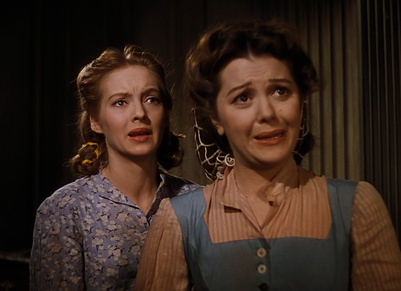 Evelyn Keyes and Ann Rutherfod