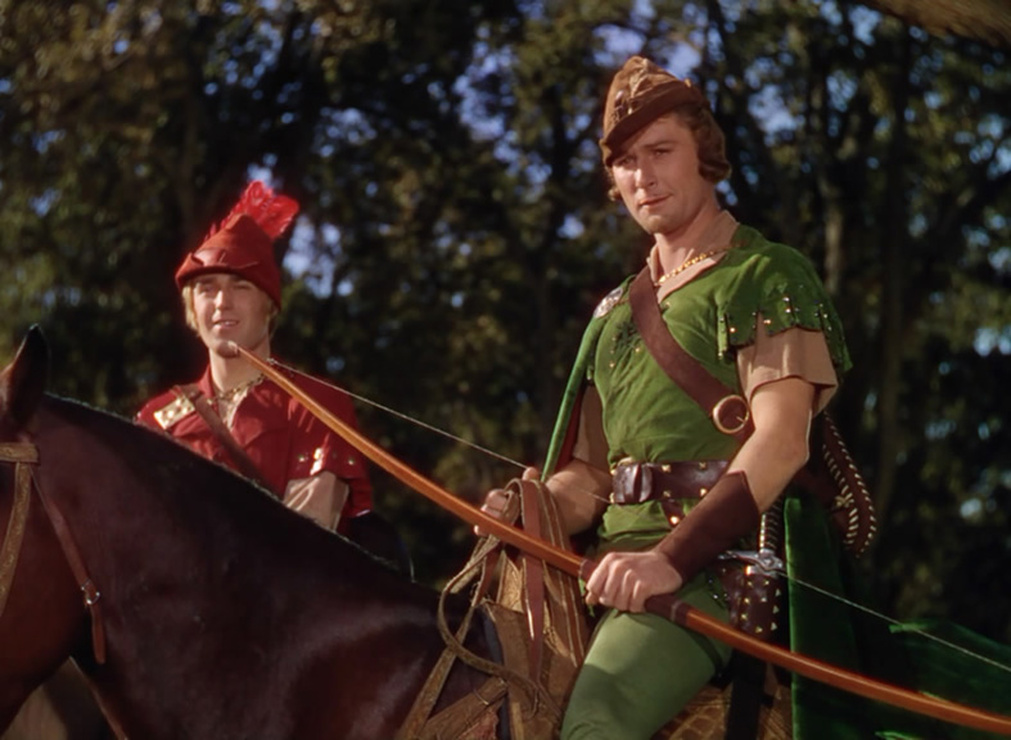 Errol Flynn and Patric Knowles