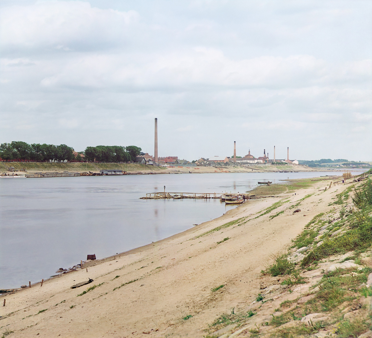 Dvinsk. General view from the Western Dvina River