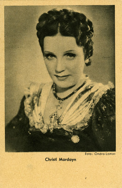 Picture of Christl Mardayn