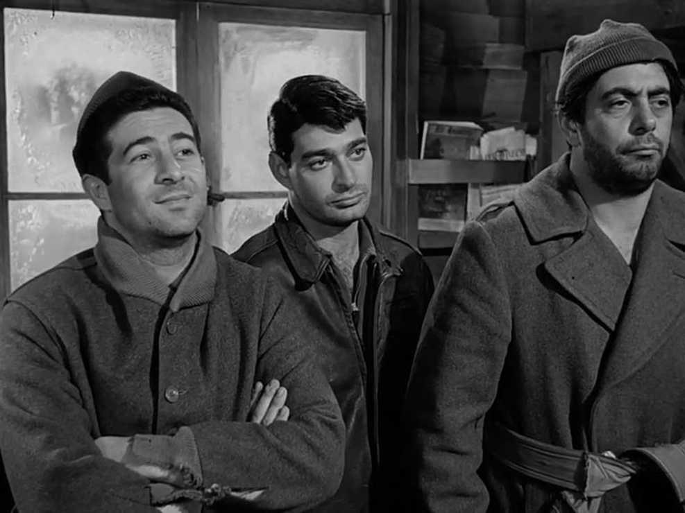 Harvey Lembeck, Jay Lawrence and Robert Strauss