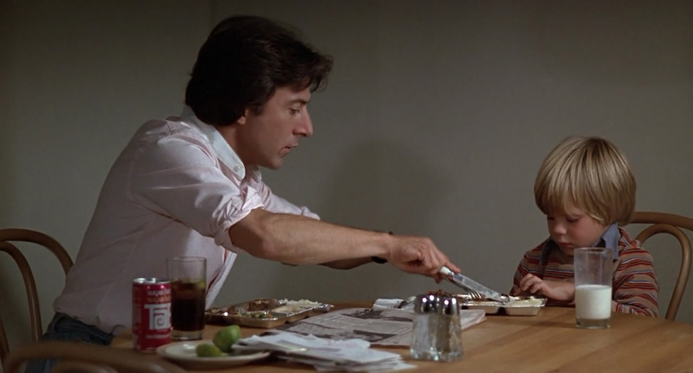 Dustin Hoffman and Justin Henry