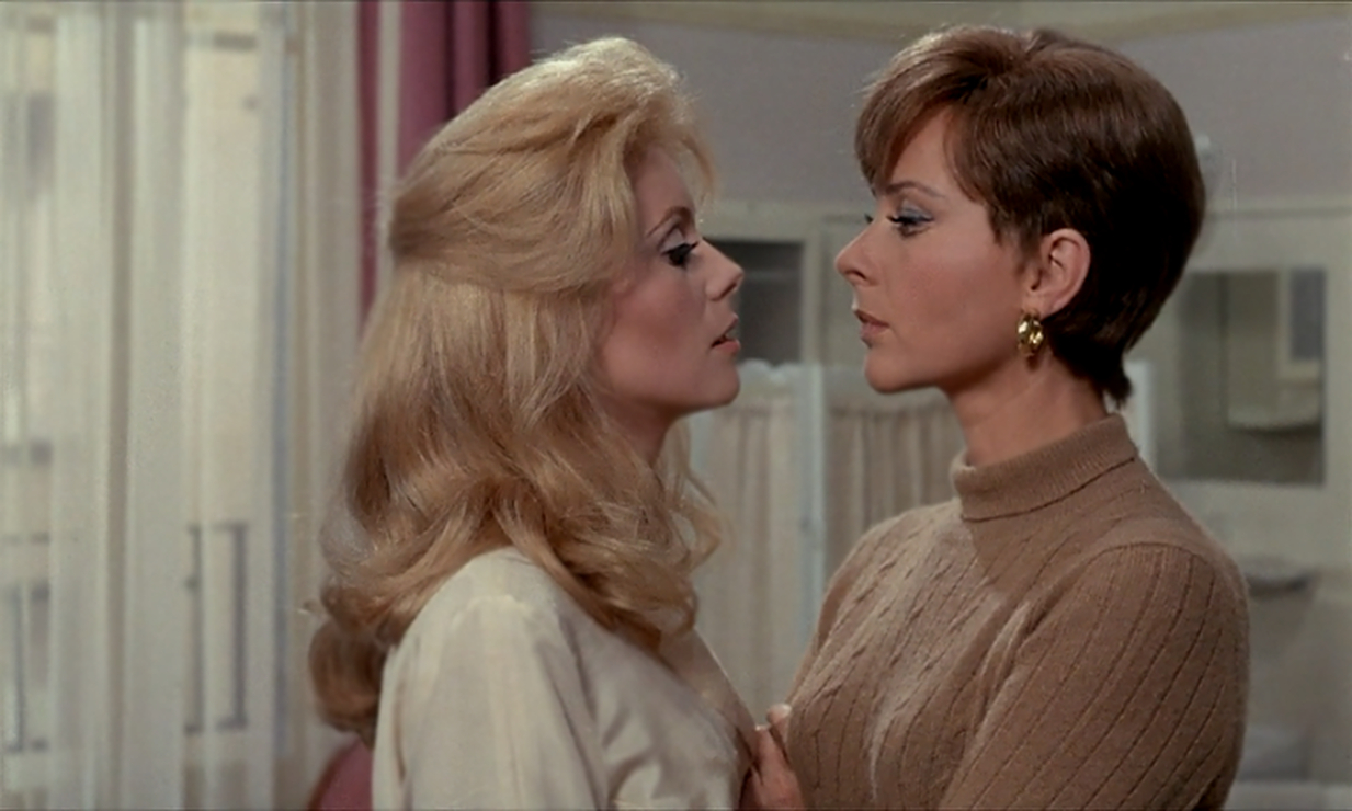 Catherine Deneuve and Geneviève Page
