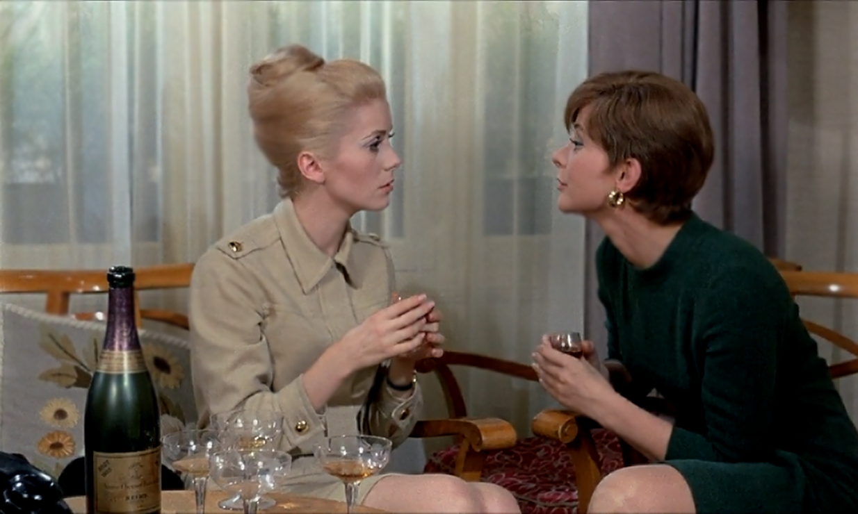 Catherine Deneuve and Geneviève Page