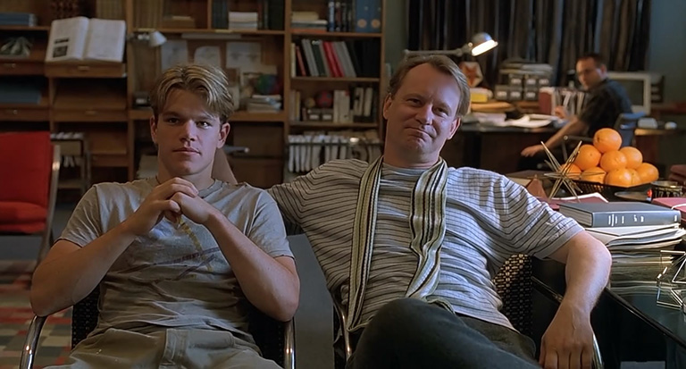 Matt Damon and Stellan Skarsgård