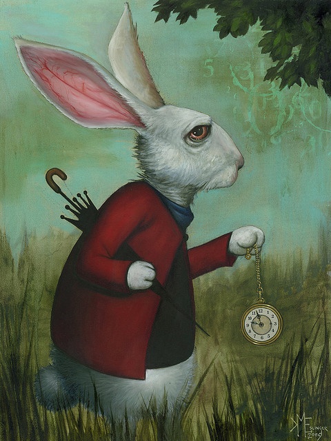 Picture of The White Rabbit (Original-Lewis Carroll)