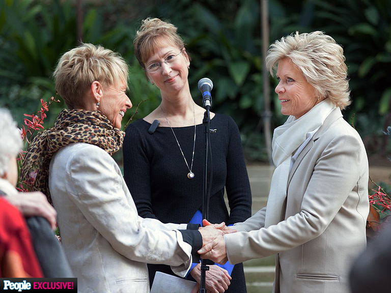 Nancy Locke & Meredith Baxter wedding