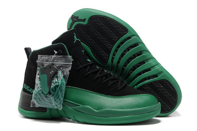 Picture of Mens Air Jordan 12 Releasing "Dark Green" & Black Suede ...