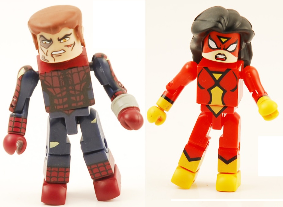 Picture of Marvel MiniMates: Spider-Woman & Riot Attack Spider-Man