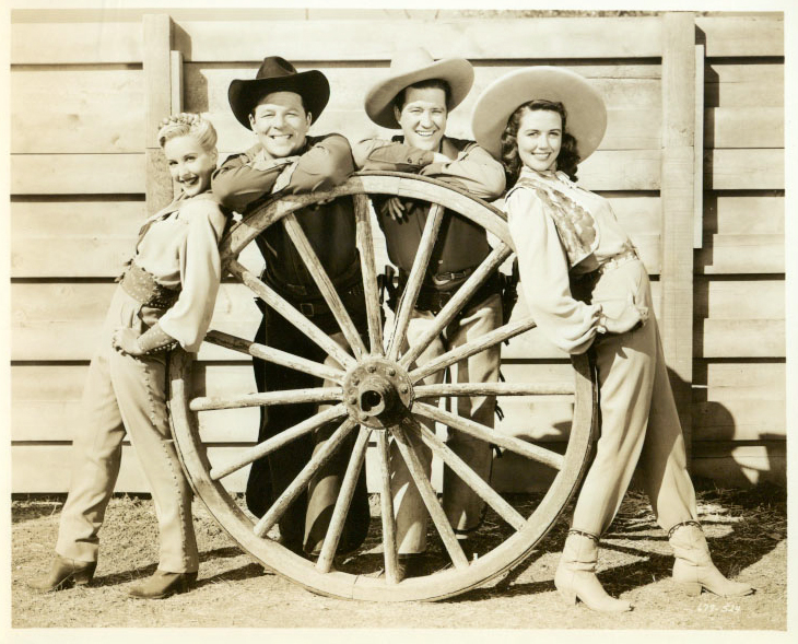 Penny Edwards, Jack Carson, Dennis Morgan, and Dor