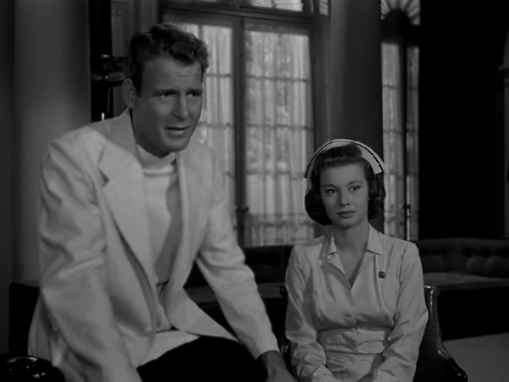 Charles Drake and Peggy Dow