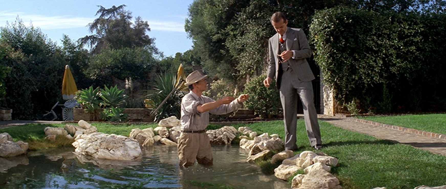 Jerry Fujikawa and Jack Nicholson