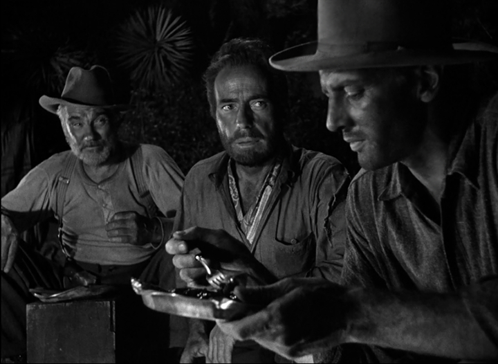 Walter Huston, Humphrey Bogart and Bruce Bennett