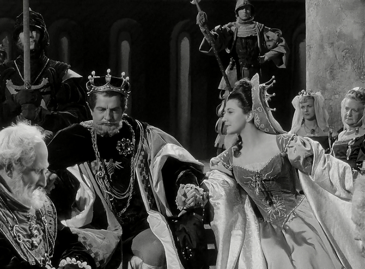 Felix Aylmer, Basil Sidney and Eileen Herlie