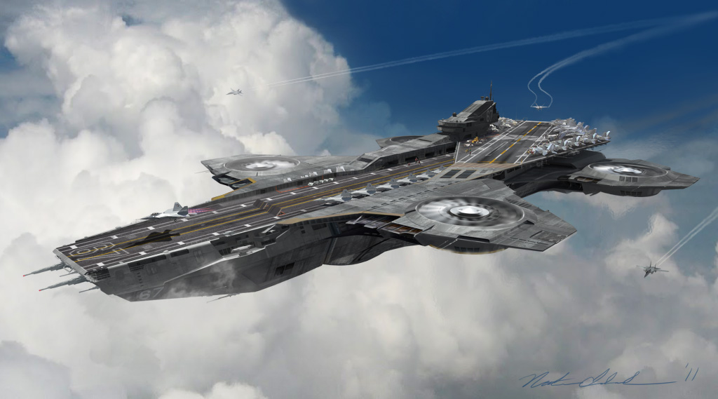 Picture of S.H.I.E.L.D. Helicarrier